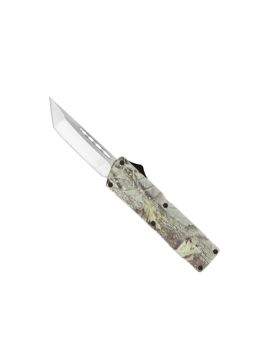 CobraTec Woodland Camo OTF Tactical Knife | Lock & Load Boutique