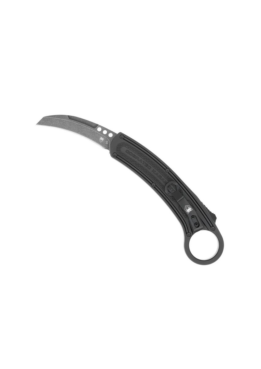 CobraTec Tactical Black OTF Karambit Knife | Lock & Load Boutique