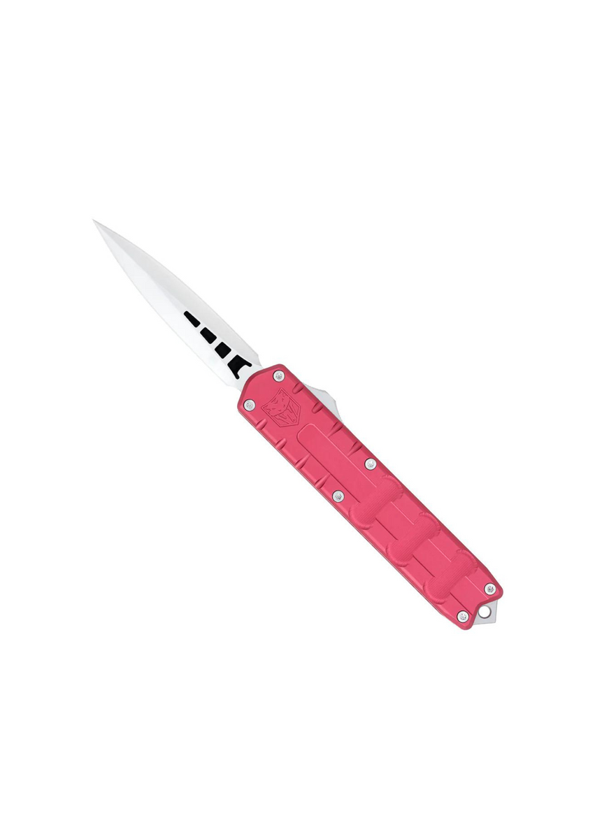 CobraTec Red OTF Tactical Knife Large Enforcer | Lock & Load Boutique
