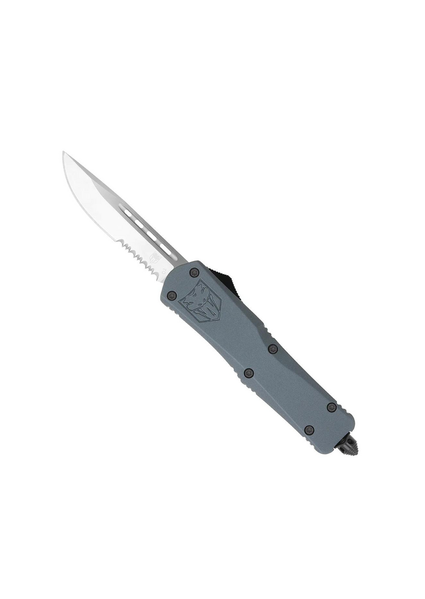 CobraTec FS-3 Grey OTF Tactical Knife | Lock & Load Boutique